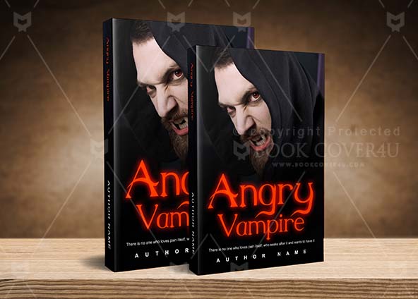 Horror Book cover Design - Angry Vampire